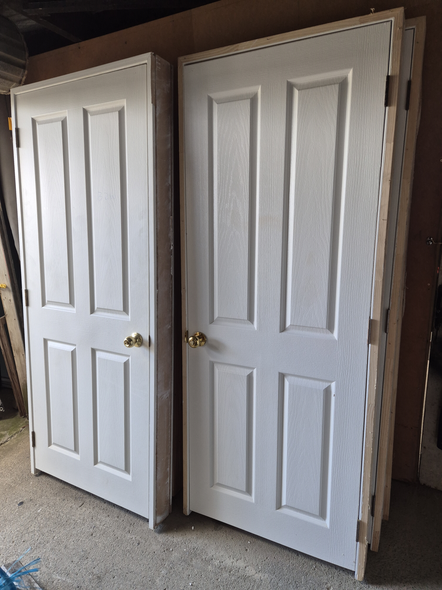 Pre hung interior doors 760 & 810 W + Frame – Back 2 Wood Demolition